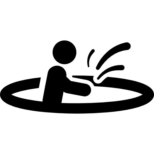 water, summer, stick man, Swimming Pool, Summertime, play icon