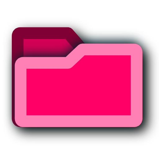 Folder, pink icon Folder, pink icon