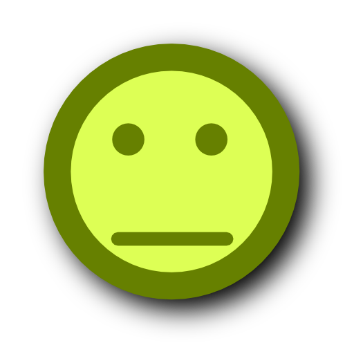 straight, Face, Emotion, Emoticon icon