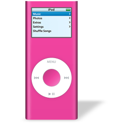 ipod, rose, nano icon