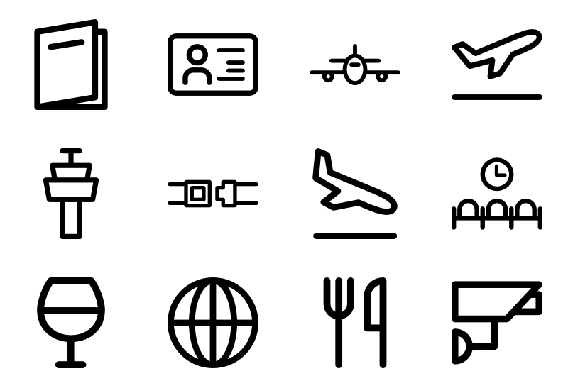 Airport symbols Icon