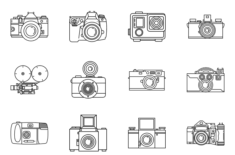 Detailed Cameras Icon