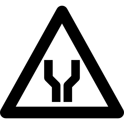triangle, traffic sign, circulation, Maps And Flags, lines, warning icon