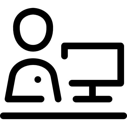 worker, people, Man, desk, office, Computer, men icon