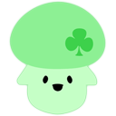 Club, green icon