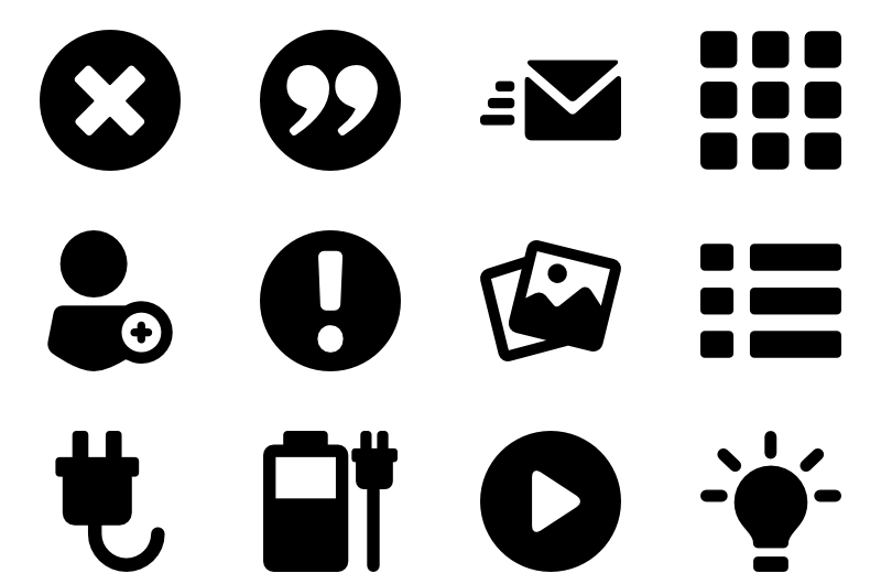 Bold Web Application Icon