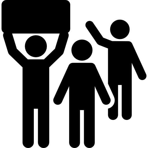 group, people, Demonstration, stick man, Crowd, Strike icon