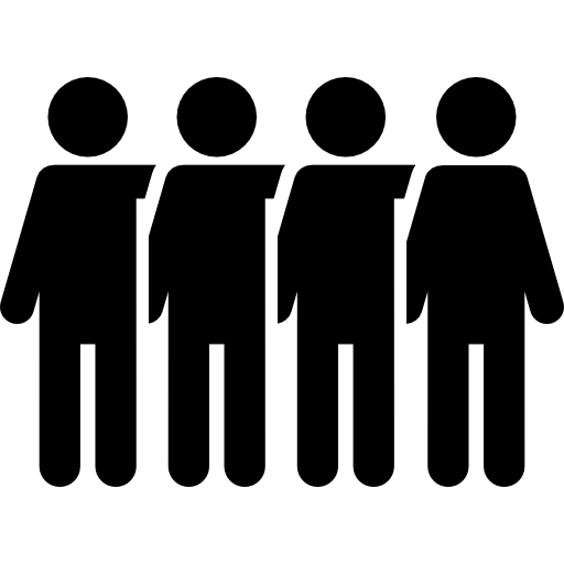 line, stick man, people, Queue, group icon