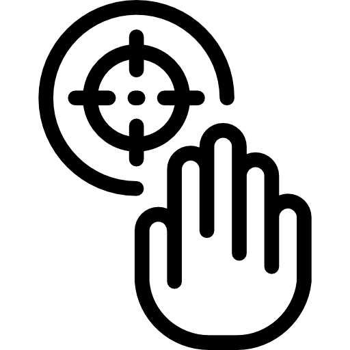 Target, Hands, targeting, Hand Gesture, Gestures icon