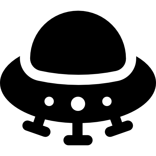 Science Fiction, Space Ship, Alien, transport icon