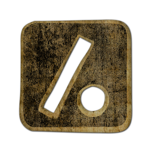 Dot, Slash, Logo, square icon