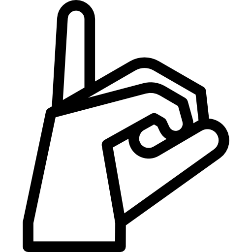 deaf, fingers, Emoticon, Hand, Gesture, Gestures icon
