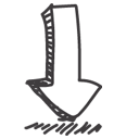 Descend, Down, download, descending, Decrease, fall icon