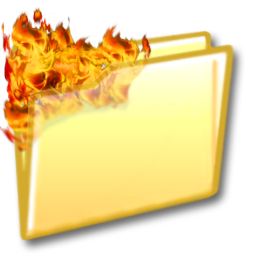 document, hot, paper, File icon