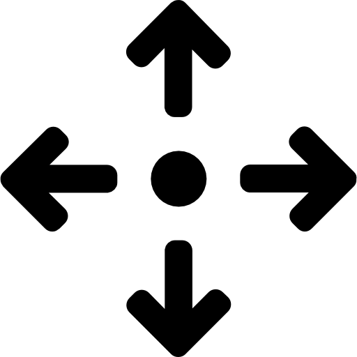 Orientation, Arrows, directional, Circle, Cardinal Points, Direction icon