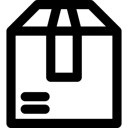 interface, send, storage, Shipping, Box icon