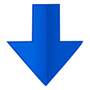 descending, Descend, Decrease, Down, download, fall icon