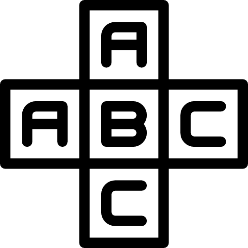 Fun, words, Game, entertainment, letters icon