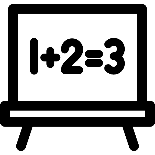 education, Classroom, math, Whiteboard, numbers, mathematics icon