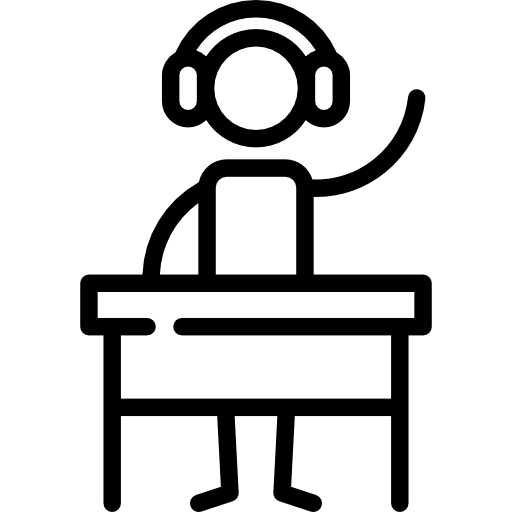 style, Boy, Dj, music, people, musical, stick man icon