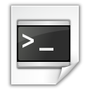 Shellscript, Application icon