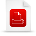 document, File, red, paper icon