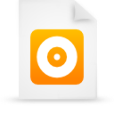 document, Orange, File, paper icon