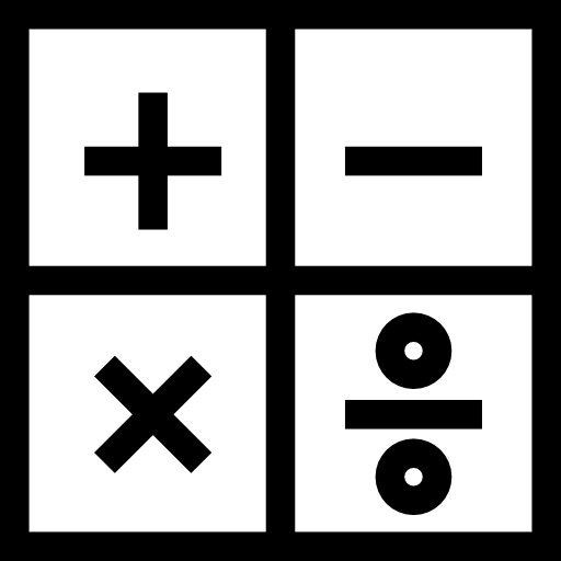 shapes, multiply, plus, Minus, division, symbol icon