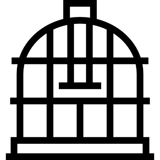 Enclosure, Pet Shop, Escape, Animals, freedom, sadness icon