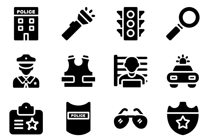 Police Fill Icon