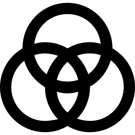 geometry, Mixing, Circular, Circles, shapes, linked icon