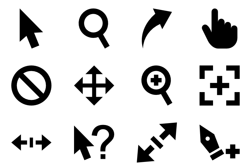 Generic Cursor Fill Icon