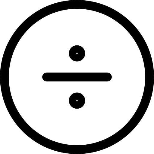 symbol, mathematical, shapes, calculator, Circular, maths, Circle icon