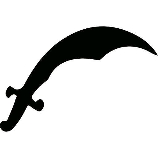 medieval, weapon, sword, arabic, weapons, Blade icon