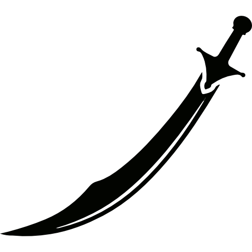 arabic, Blade, weapons, medieval, Sabre icon