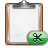 Clipboard, Cut icon