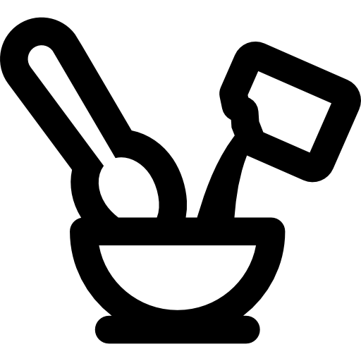 Add, Bowl, instructions, Cooking, Ingredient, spoon, food icon