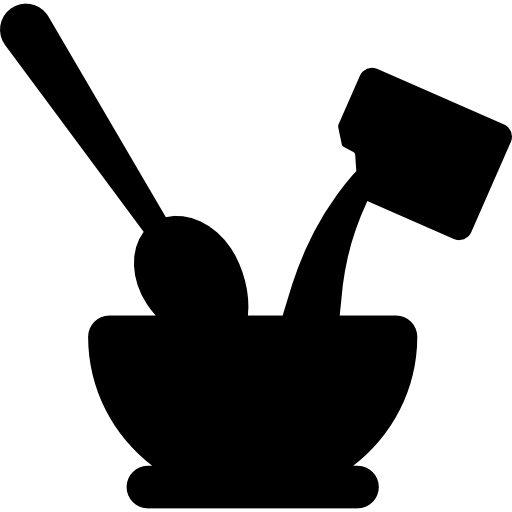 Add, food, spoon, Cooking, Bowl, instructions, Ingredient icon