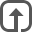 Up, sign up, sign icon