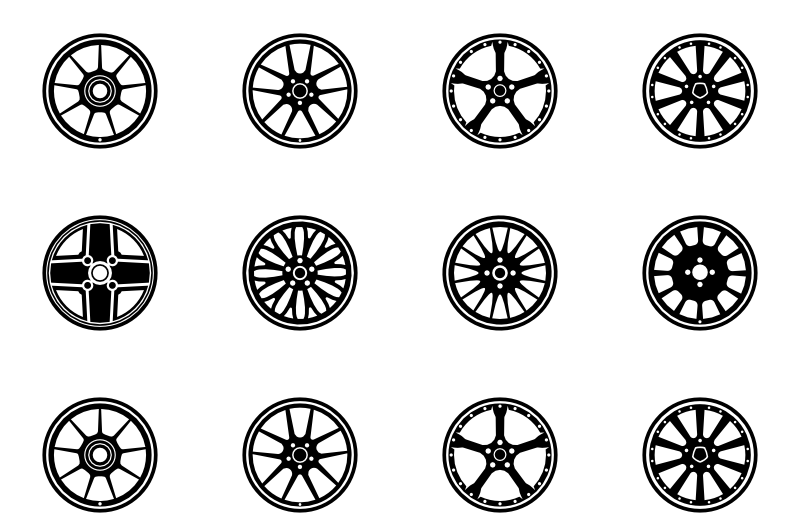 Detailed Rims Icon