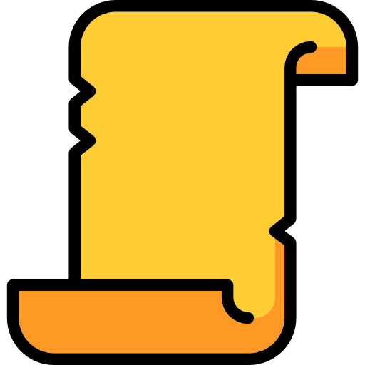 scroll, Papyrus, reading, interface, writing icon