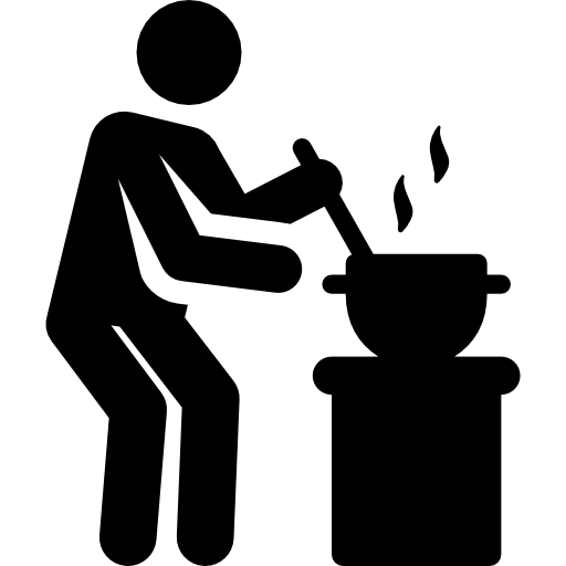 profession, stick man, Restaurant, kitchen, Chef, Cooking, people ...