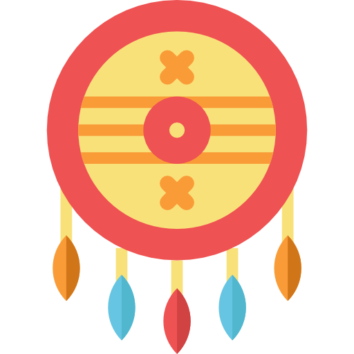 defense, Native American, Protection, shield, weapons icon
