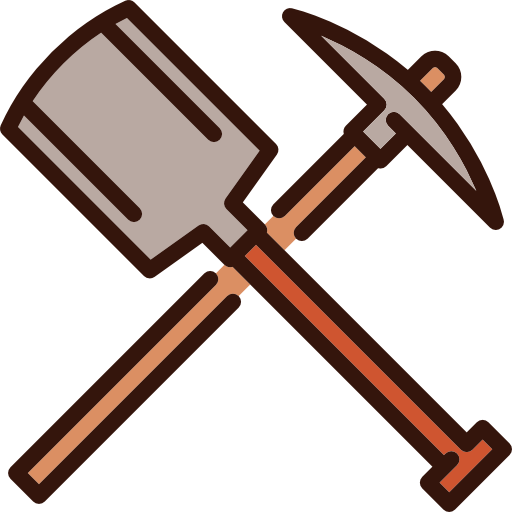 shovel, dig, tools, Tools And Utensils, pick icon