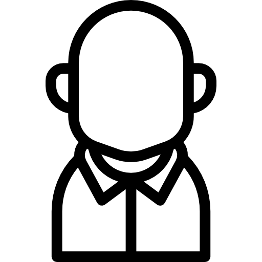 user, Avatar, people, profile, Man, Bald icon