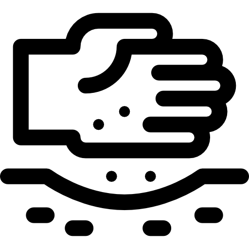 nature, Seeds, Farming, planting, Hand, Crops icon