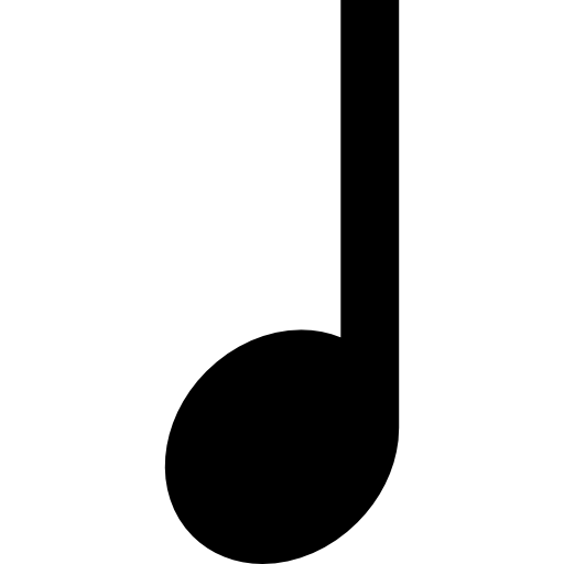 music, Quarter Note, musical, notation, signs, Pentagram icon