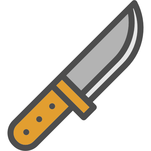 Blade, weapon, Knife icon
