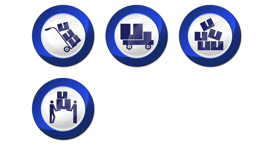Moving and Relocation Icon Set