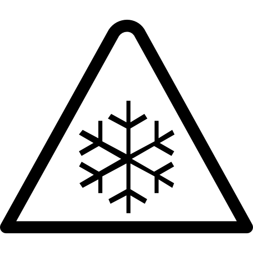 Alert, warning, danger, signs, Snow, Frost, traffic sign, triangle icon